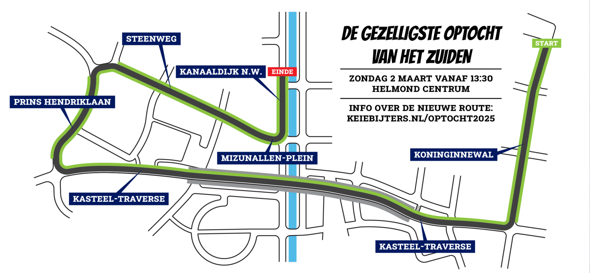 Optocht 2025 - Keiebijters - Carnaval vier je in Keiestad